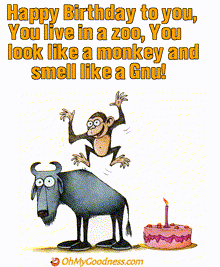 Funny Happy Birthday Ecard