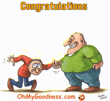 Funny Congrats Animated Gif