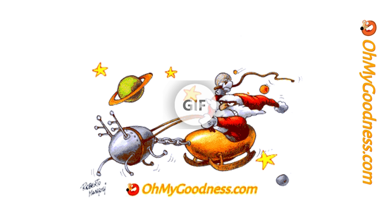 OhMyGoodness.com | Funny Ecards Animated | Merry Christmas from the Space