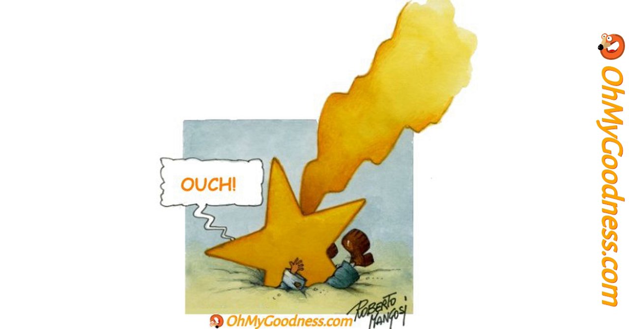 shooting stars: ouch! - meme | meme generator