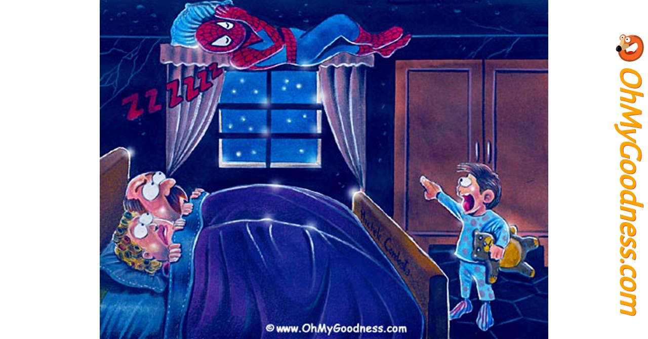 Sleep Intruder ecard | Funny Free eCards | OhMyGoodness ecards