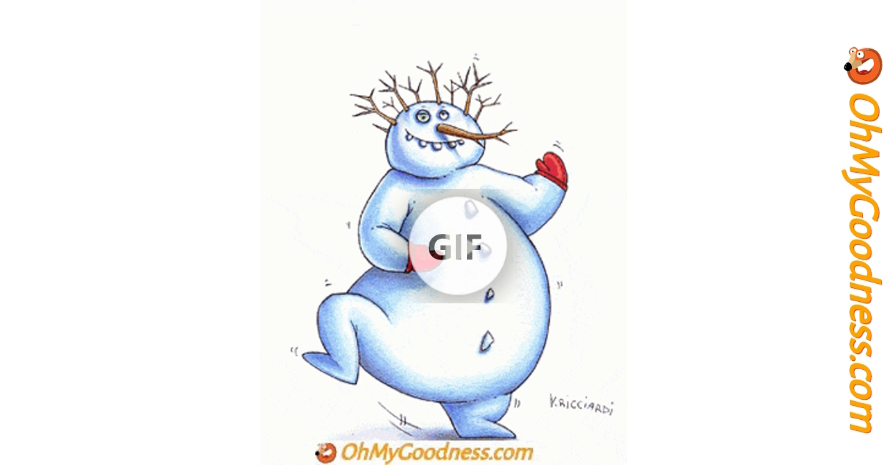 Winter dancing ecard | Funny Free eCards | OhMyGoodness ecards