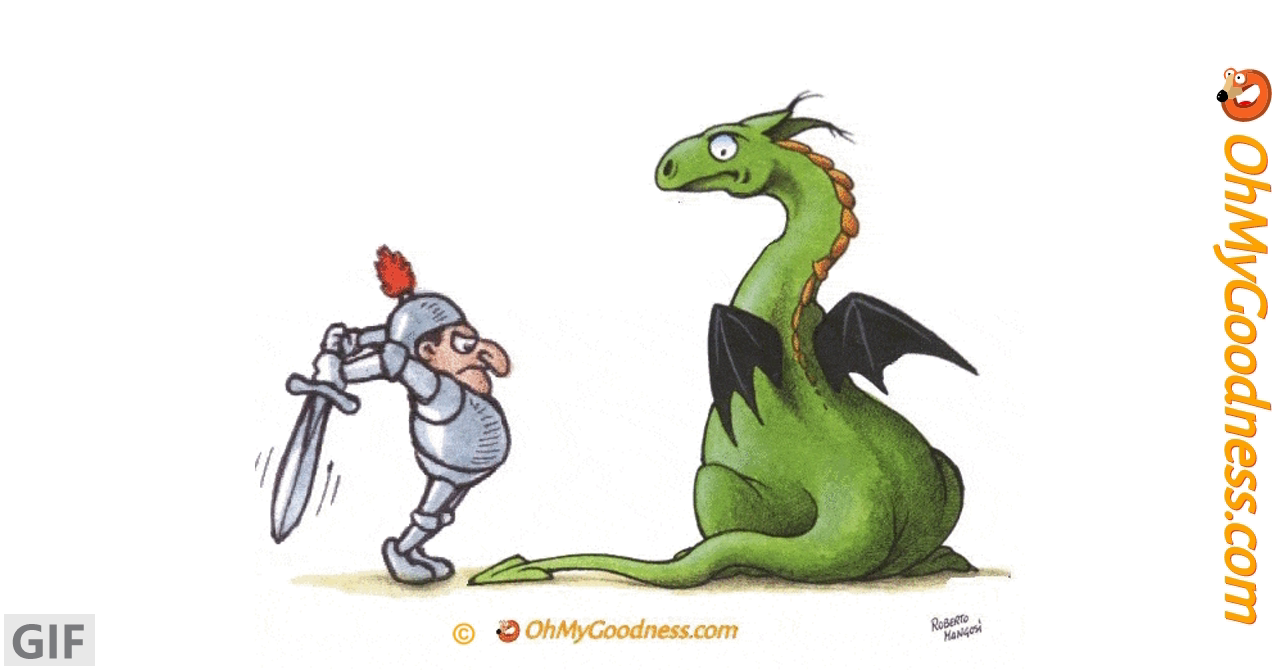 George And The Dragon ecard | Funny Free eCards | OhMyGoodness ecards