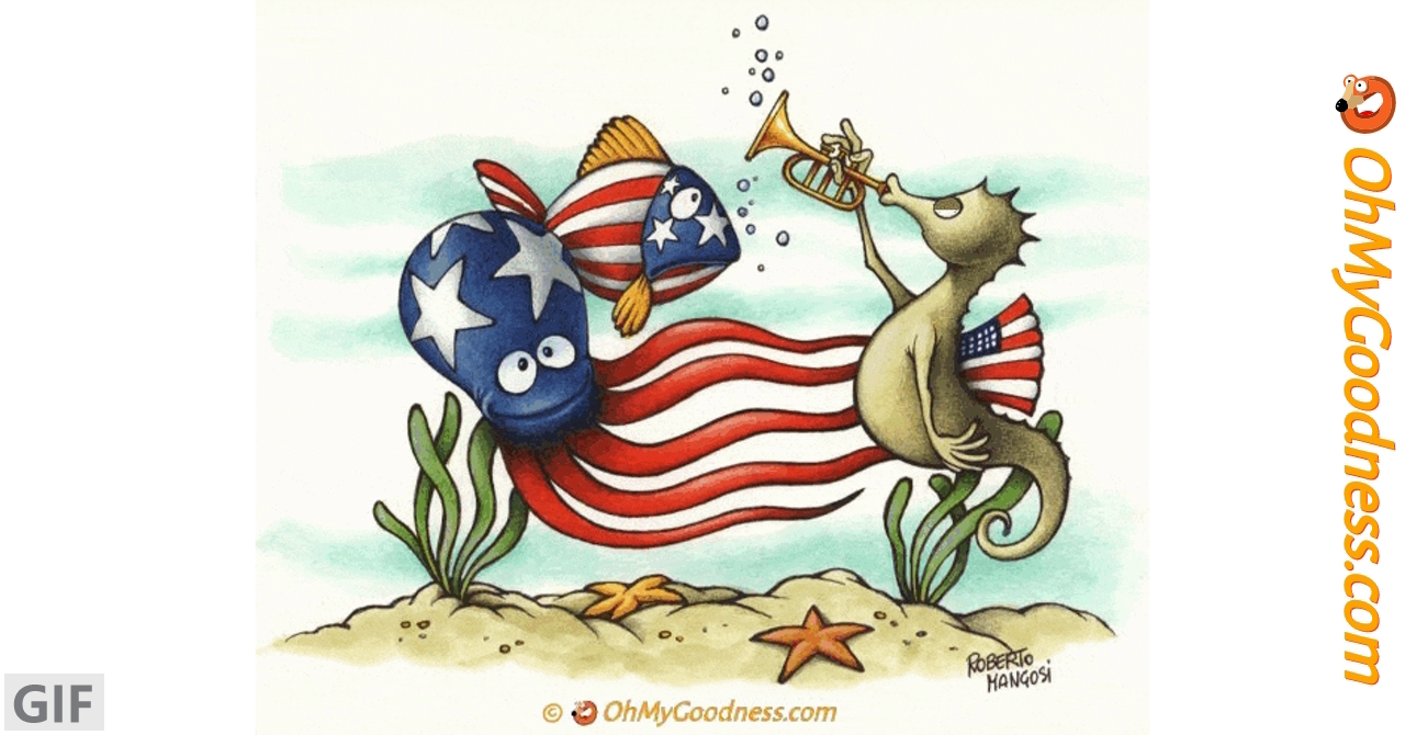 Funny 4th Of July Cartoon