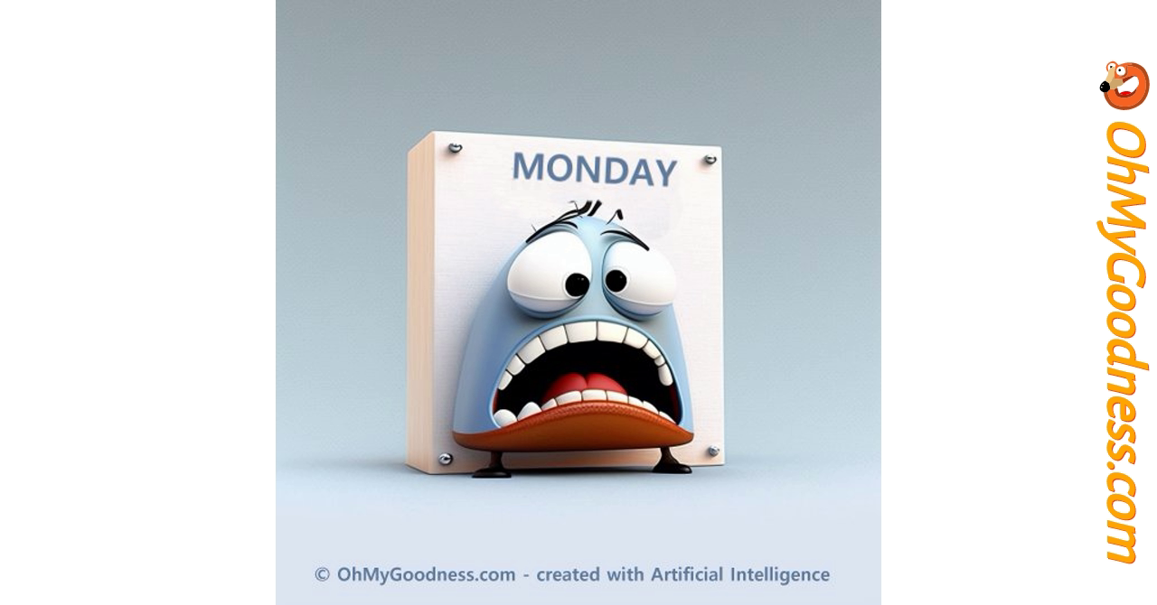 The worst day of the week ecard | Funny Free eCards | OhMyGoodness ecards