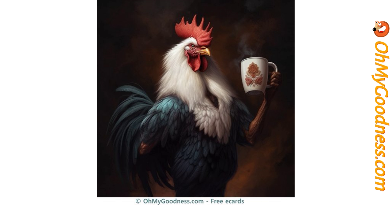 Wasn't my crowing enough? Now you want coffee too? - meme | meme generator
