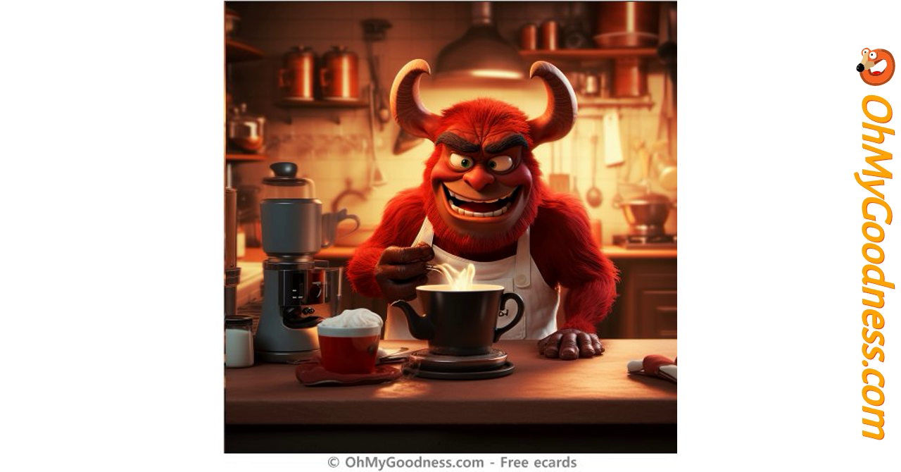 Coffee? Hell, Yes! ecard | Funny Free eCards | OhMyGoodness ecards