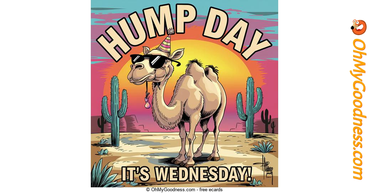 Happy Wednesday! ecard | Funny Free eCards | OhMyGoodness ecards