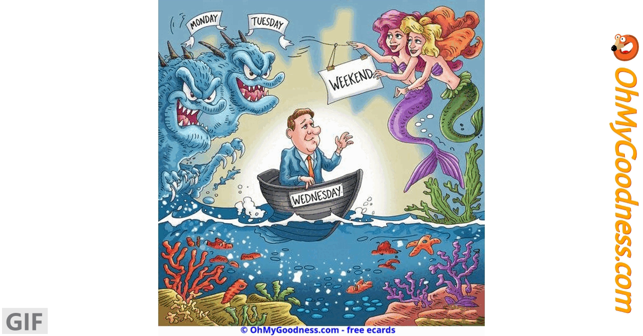 Funny Midweek Ecards | Free Animated