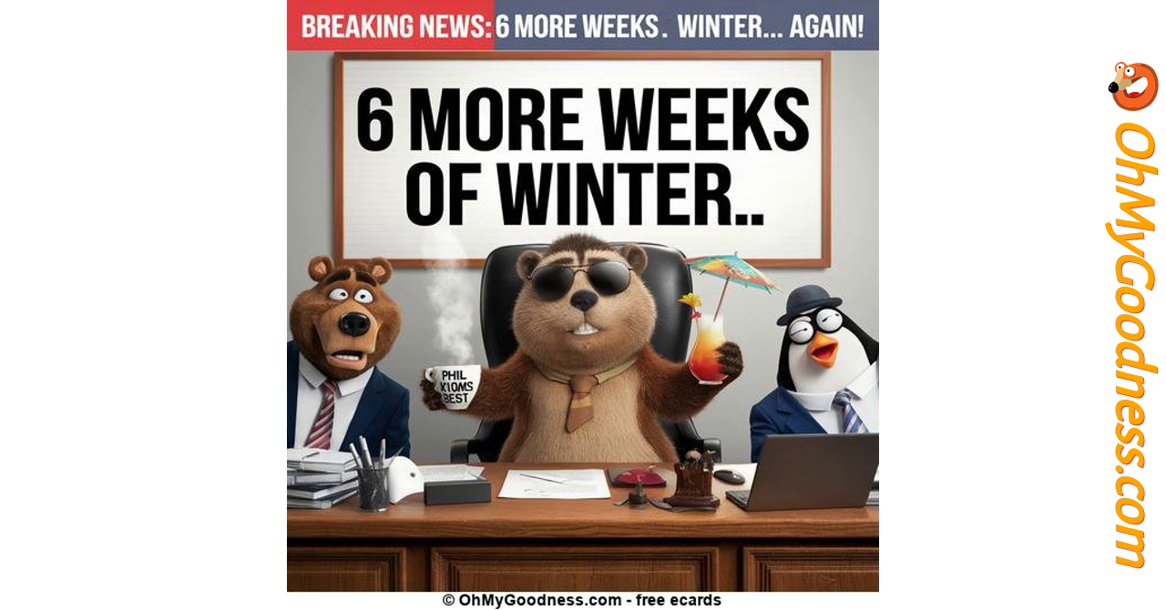 Six More Weeks of Winter - meme | meme generator