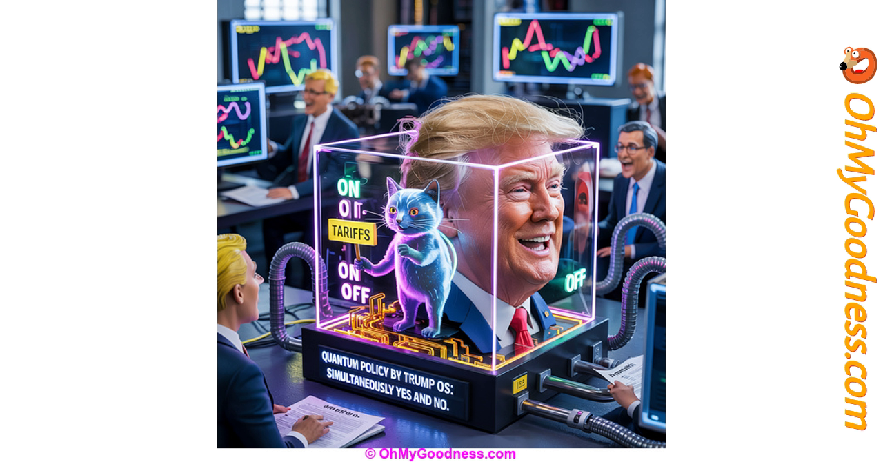 Trump's tariffs are a quantum phenomenon - meme | meme generator