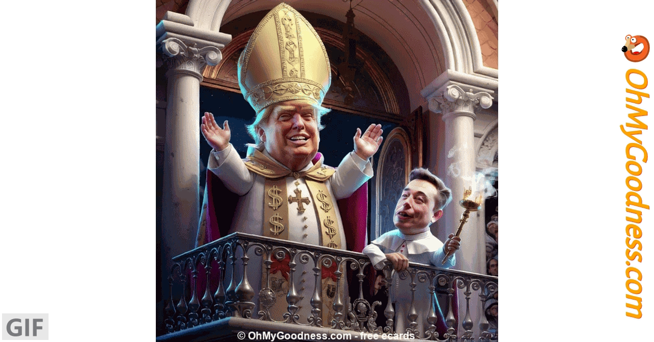 Pope Donald ecard | Funny Free eCards | OhMyGoodness ecards